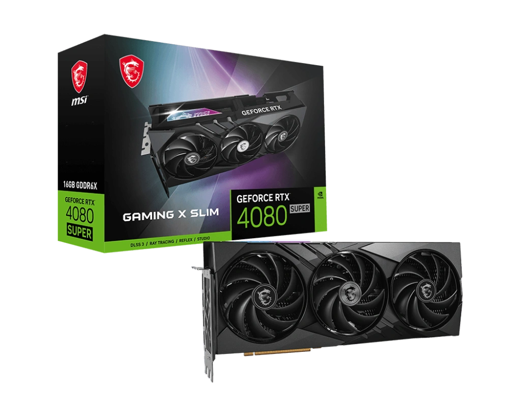 MSI GeForce RTX 4080 Super 16G Gaming X Slim (16GB GDDR6X | 256-bits ...